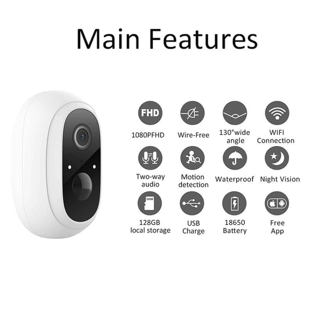 Wireless Home Security Camera - HOSMART