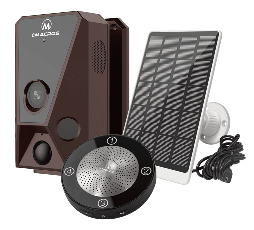 HOSMART| Solar Wireless Driveway Alarm Super Long Receiving Range